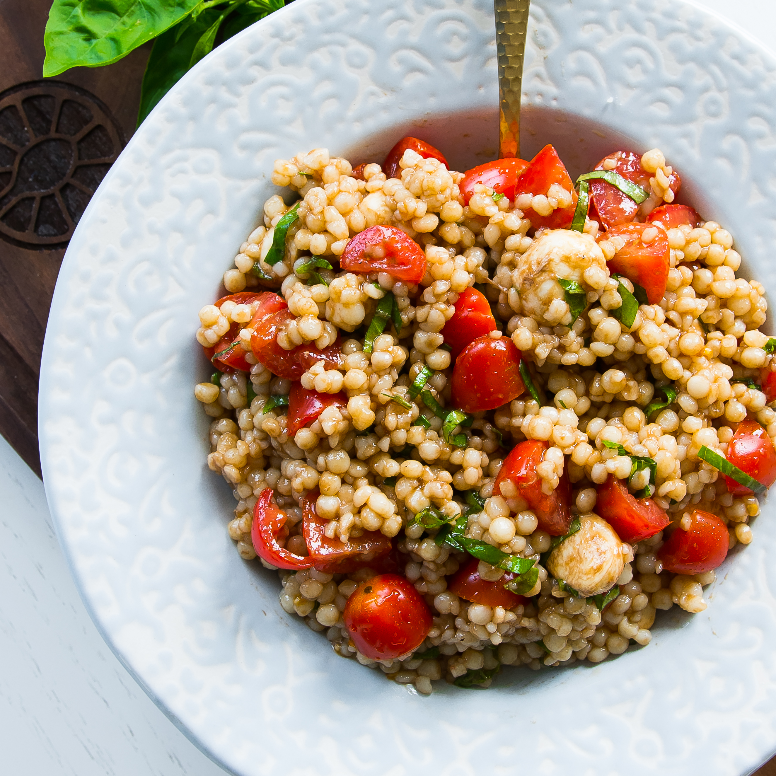 Caprese Couscous Salad
